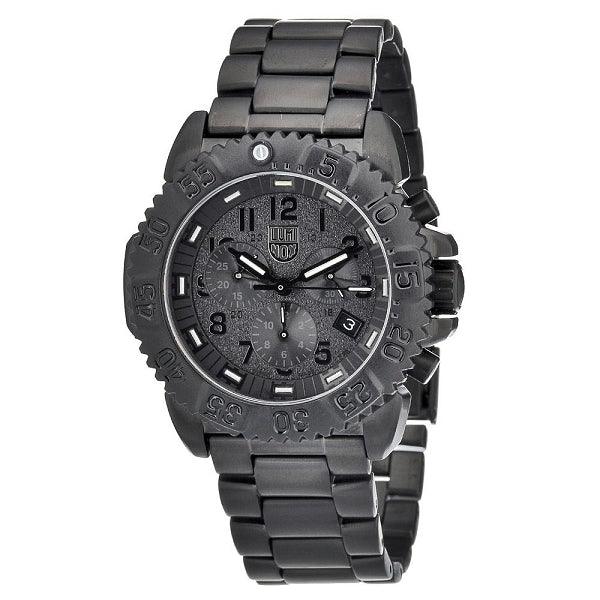 Luminox 3182.BO Men's Sea Steel Colormark Chronograph 3180 Black Dial