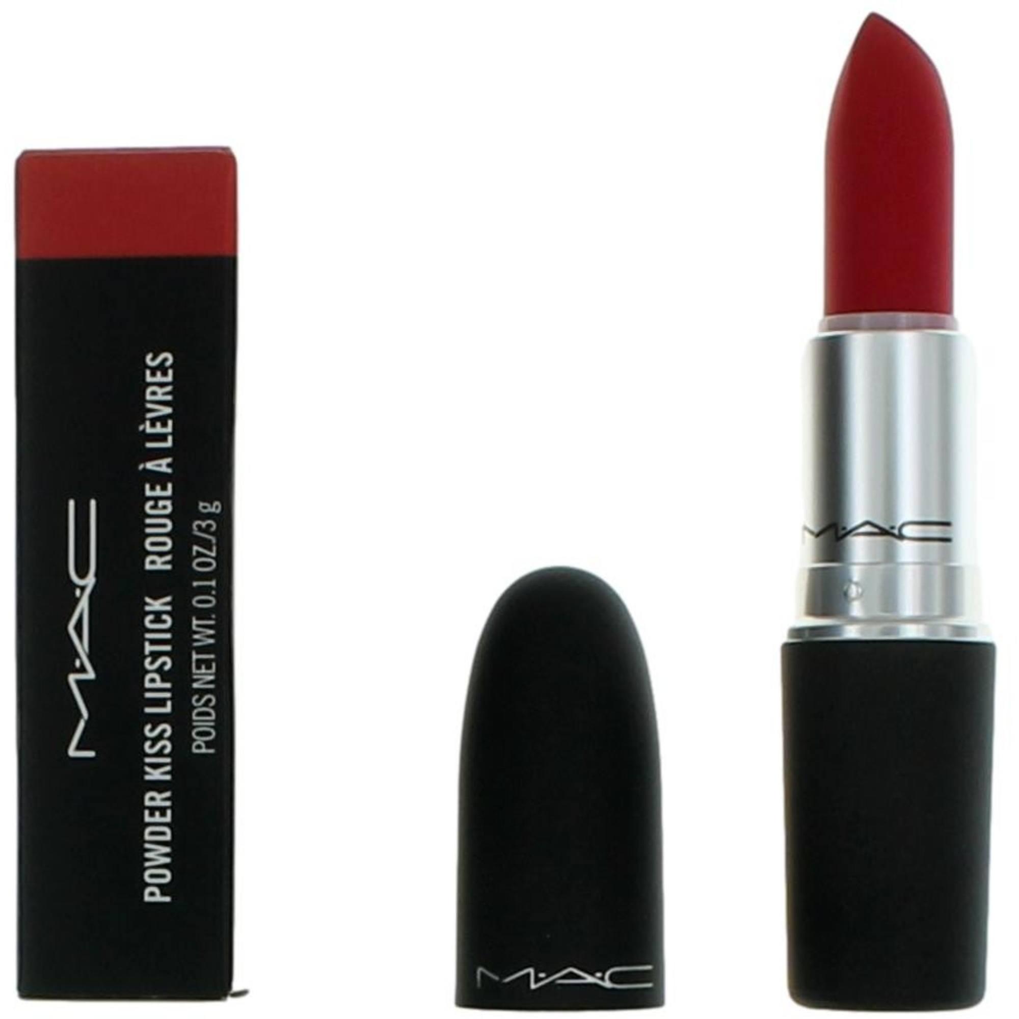MAC Women's Lipstick - Powder Kiss Moisture-Matte, 306 Shocking Revela