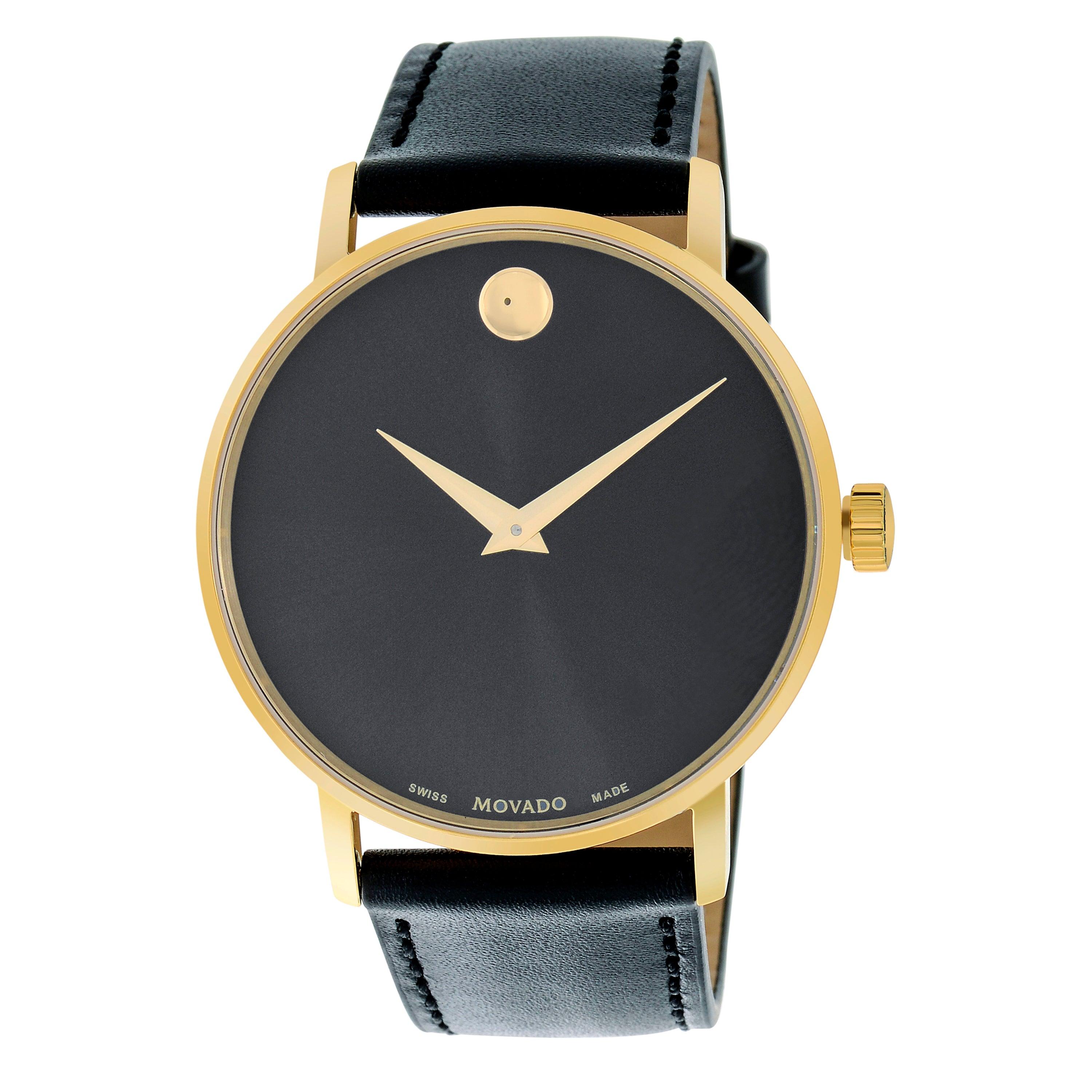 Movado Museum Classic Stainless Steel Men's Quartz Watch 607316