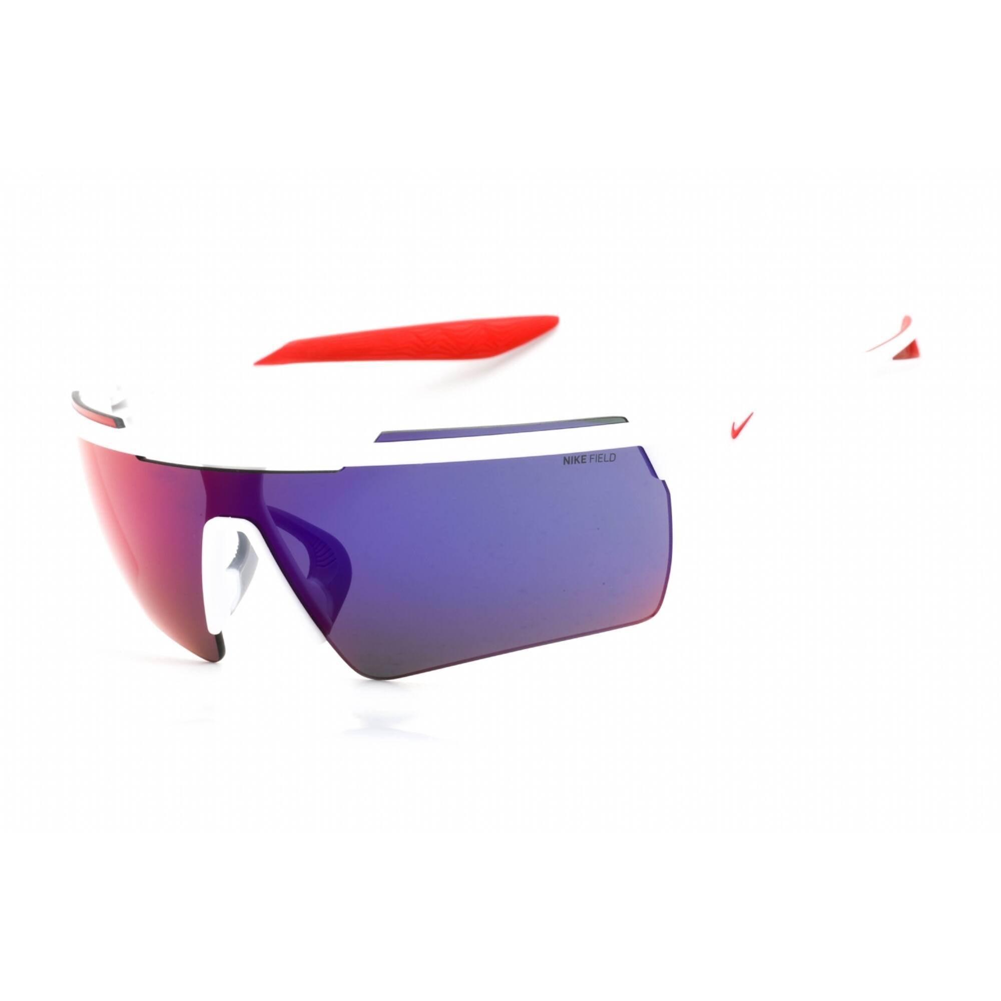 Nike Men's Sunglasses - White/University Red Shield | Windshield Elite