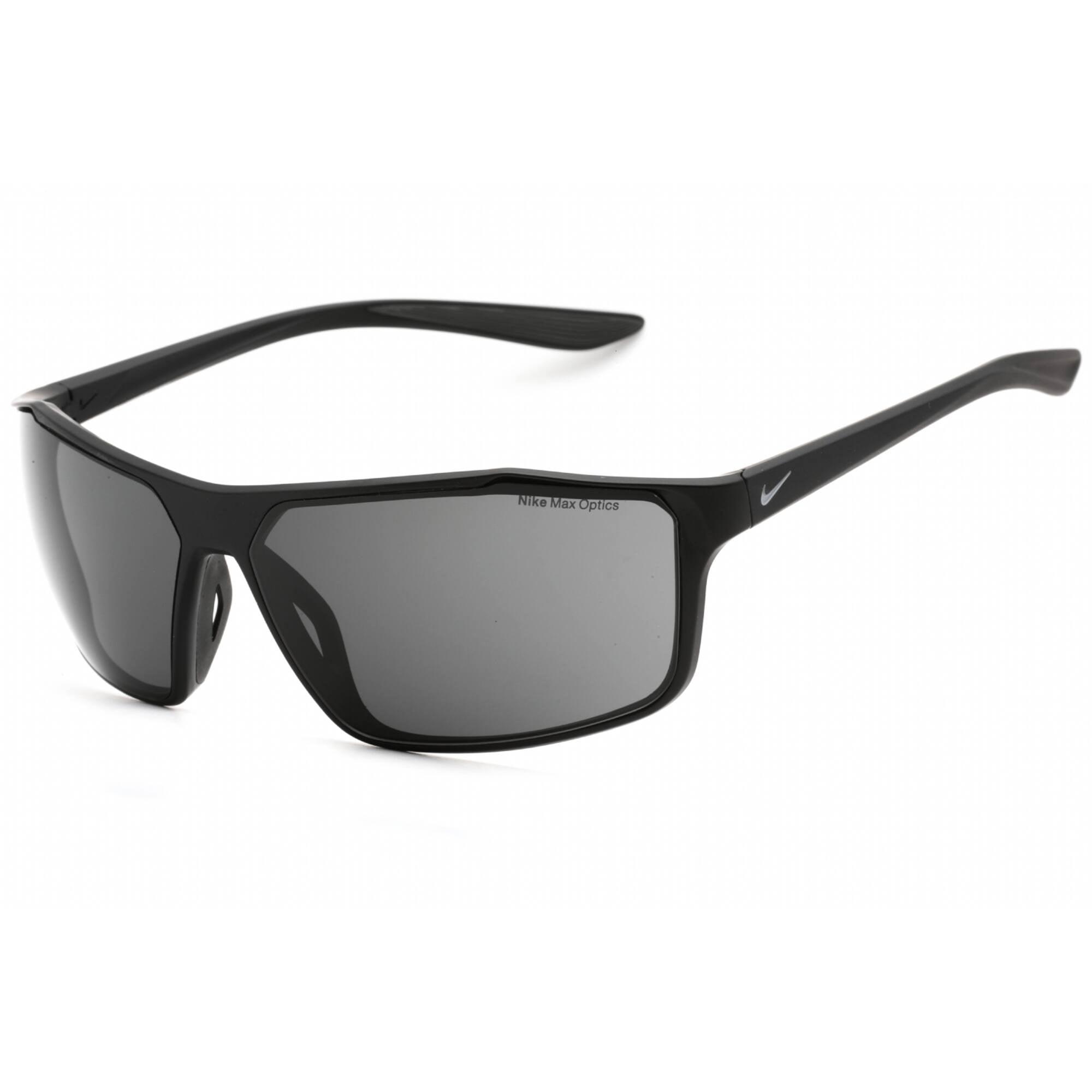 Nike Unisex Sunglasses - Matte Black/Cool Grey Rectangular | NIKE WIND