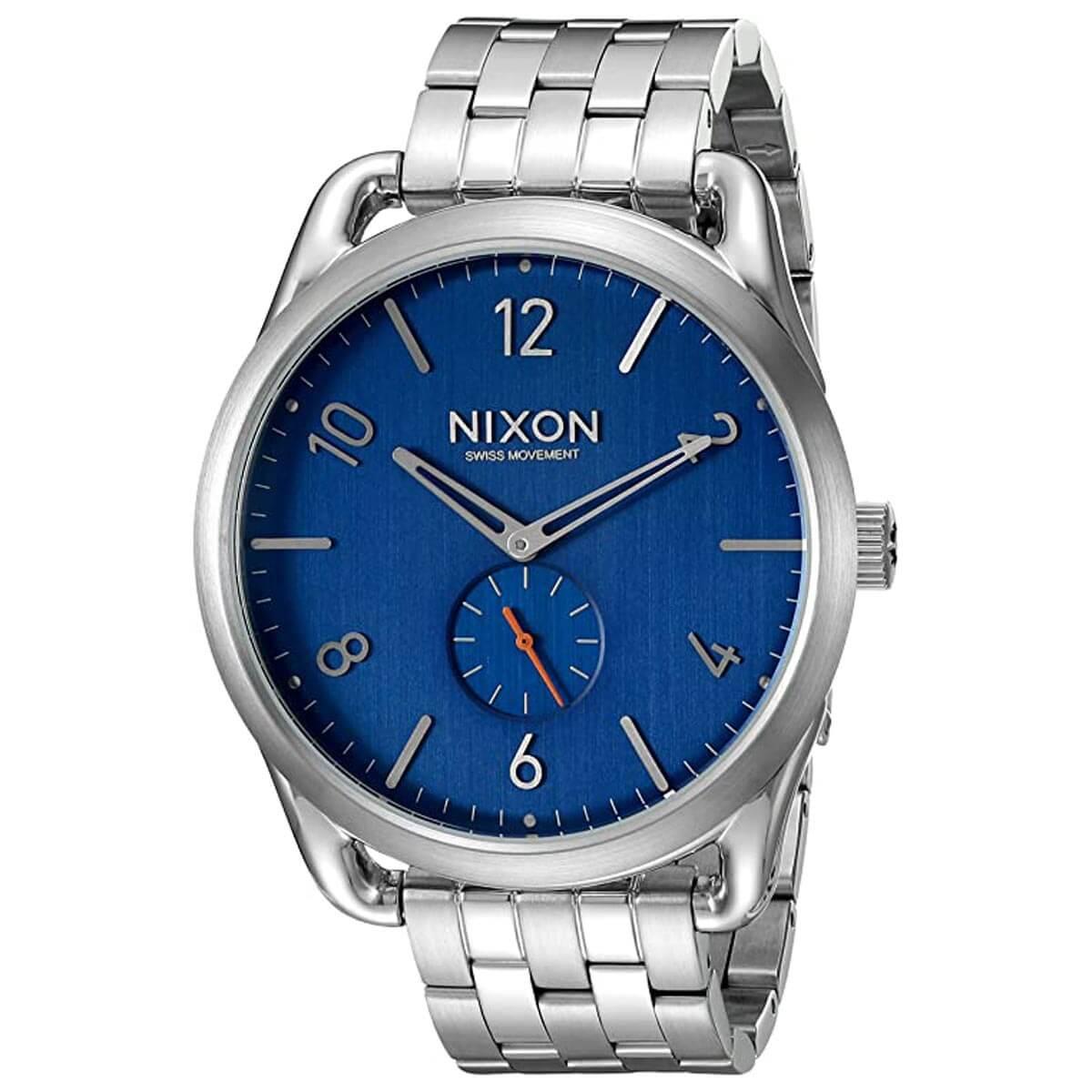 Nixon Men's Quartz Watch - C45 Blue Dial Stainless Steel Bracelet | A9