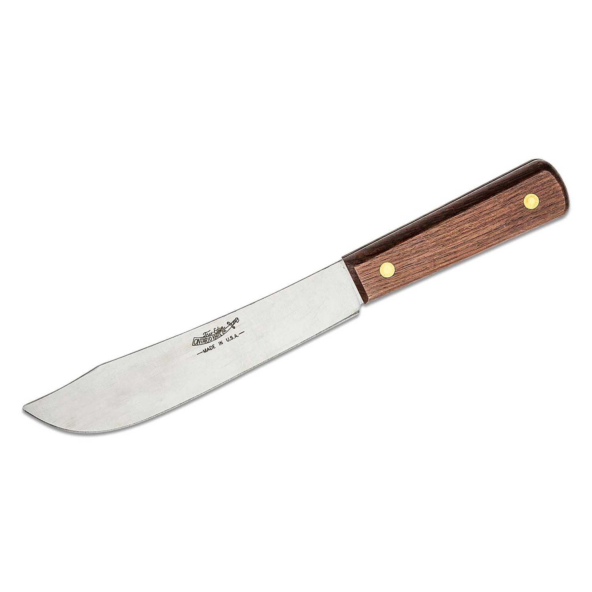 Ontario Knife Company Field Knife - Carbon Steel Full Flat Taper Blade ...