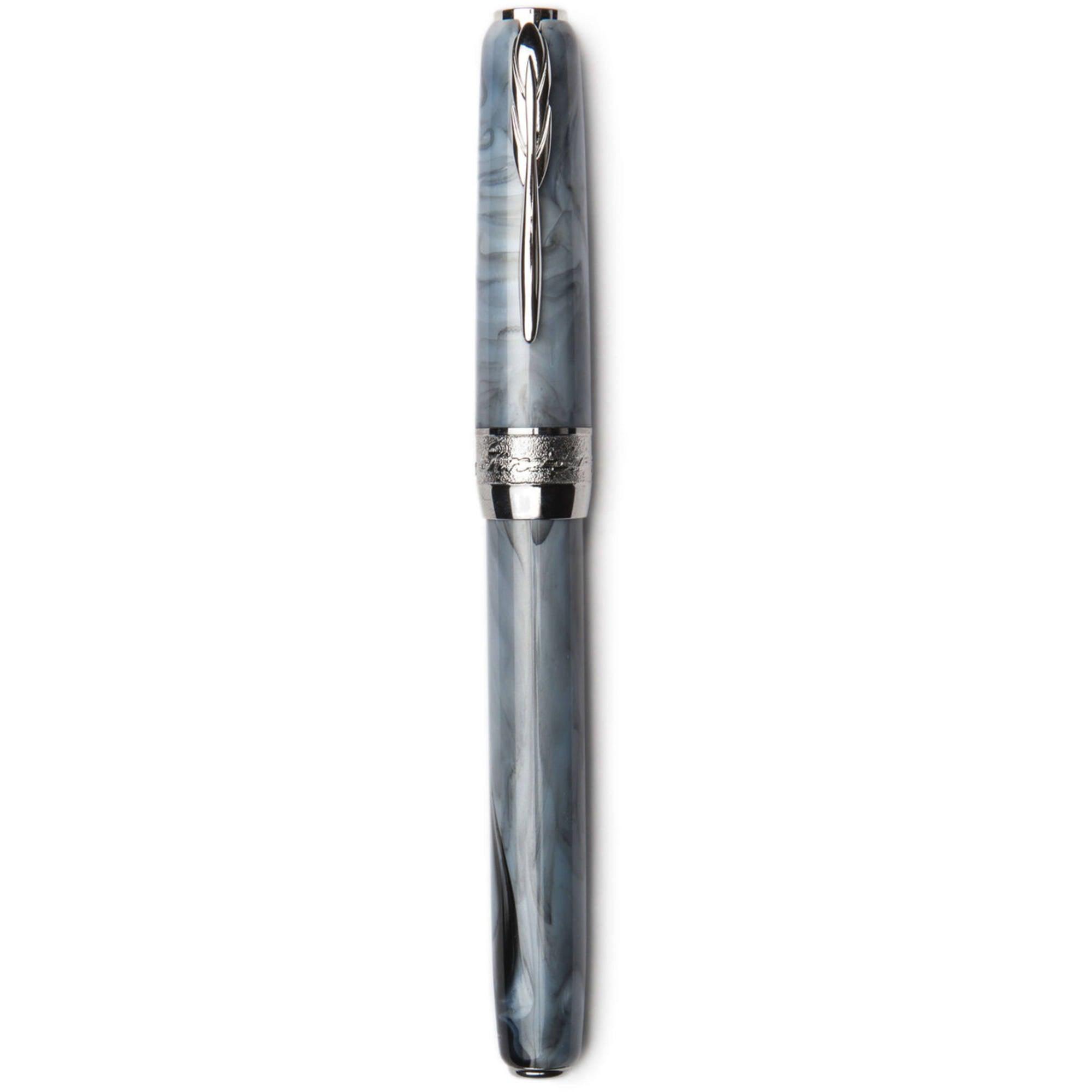 Pineider Fountain Pen - Full Metal Jacket, Coal Grey