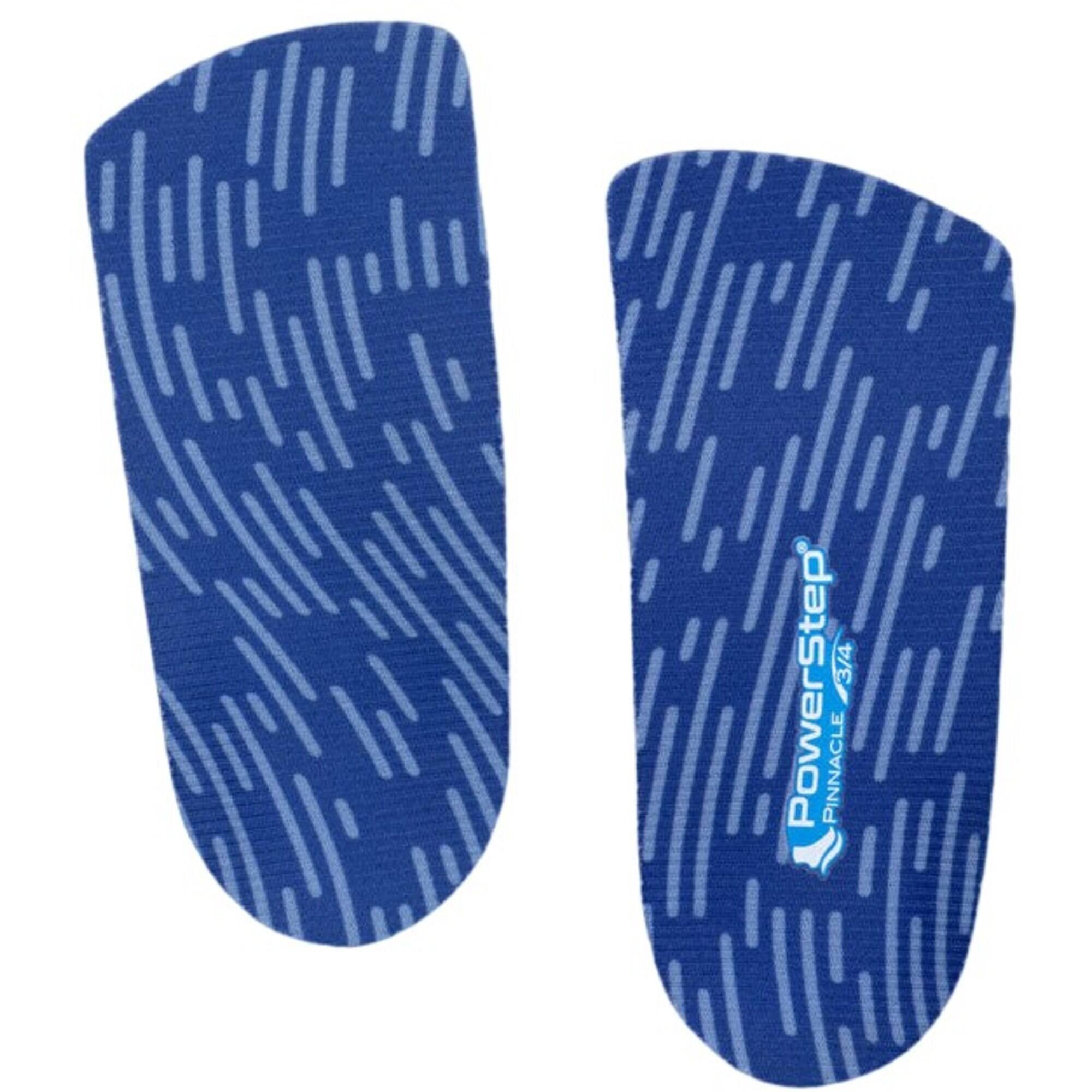 PowerStep Insoles - Pinnacle 3/4 Royal Blue Arch Support Insoles