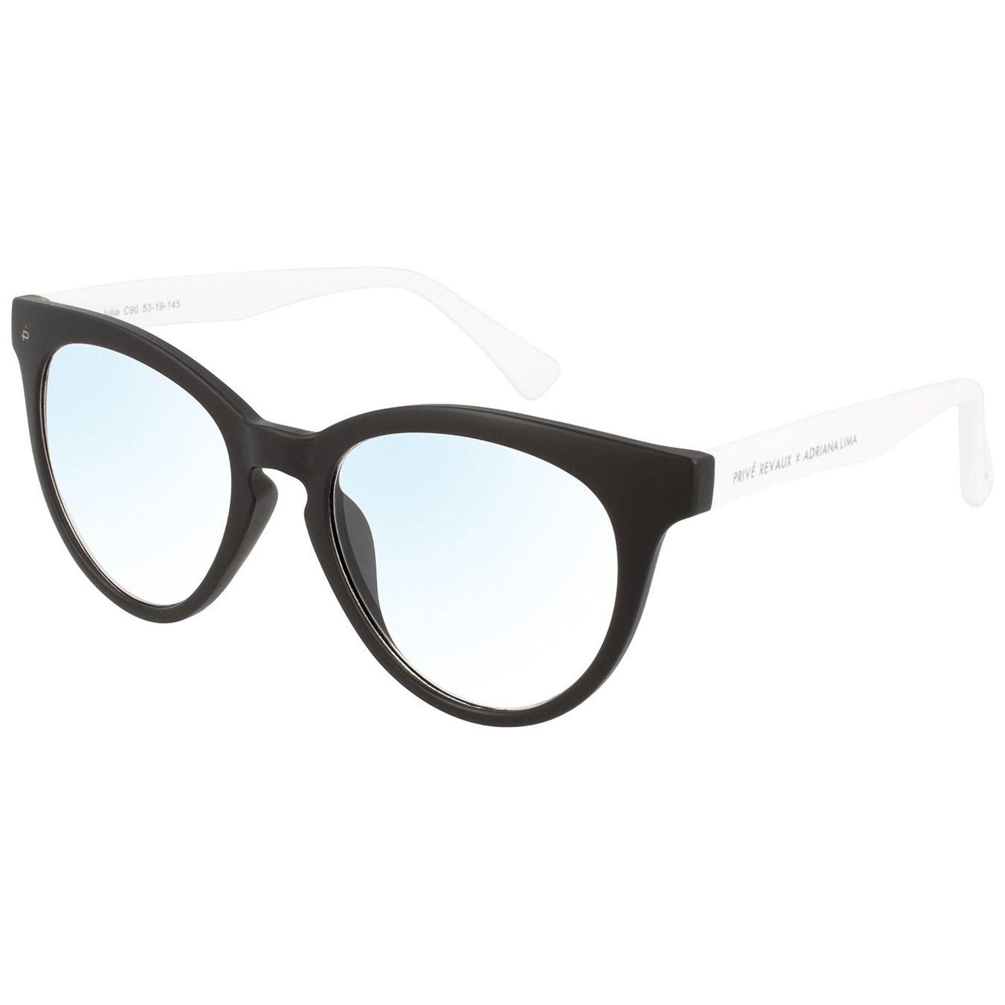 Prive Revaux Women's Eyeglasses - Blue Light Lens Onyx Frame | The Jul