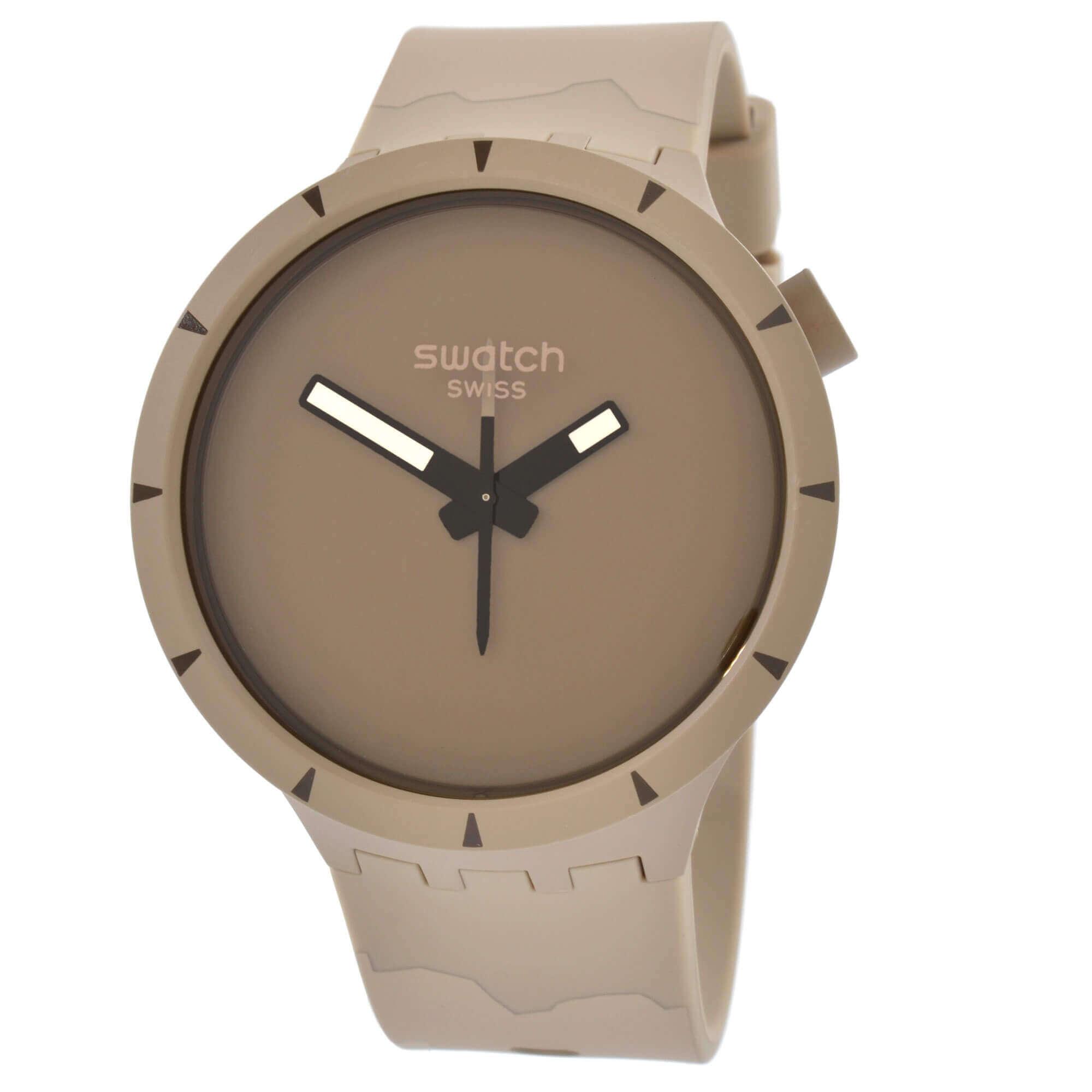 Swatch Unisex Watch - Colours Of Nature Big Bold Bioceramic Desert Str