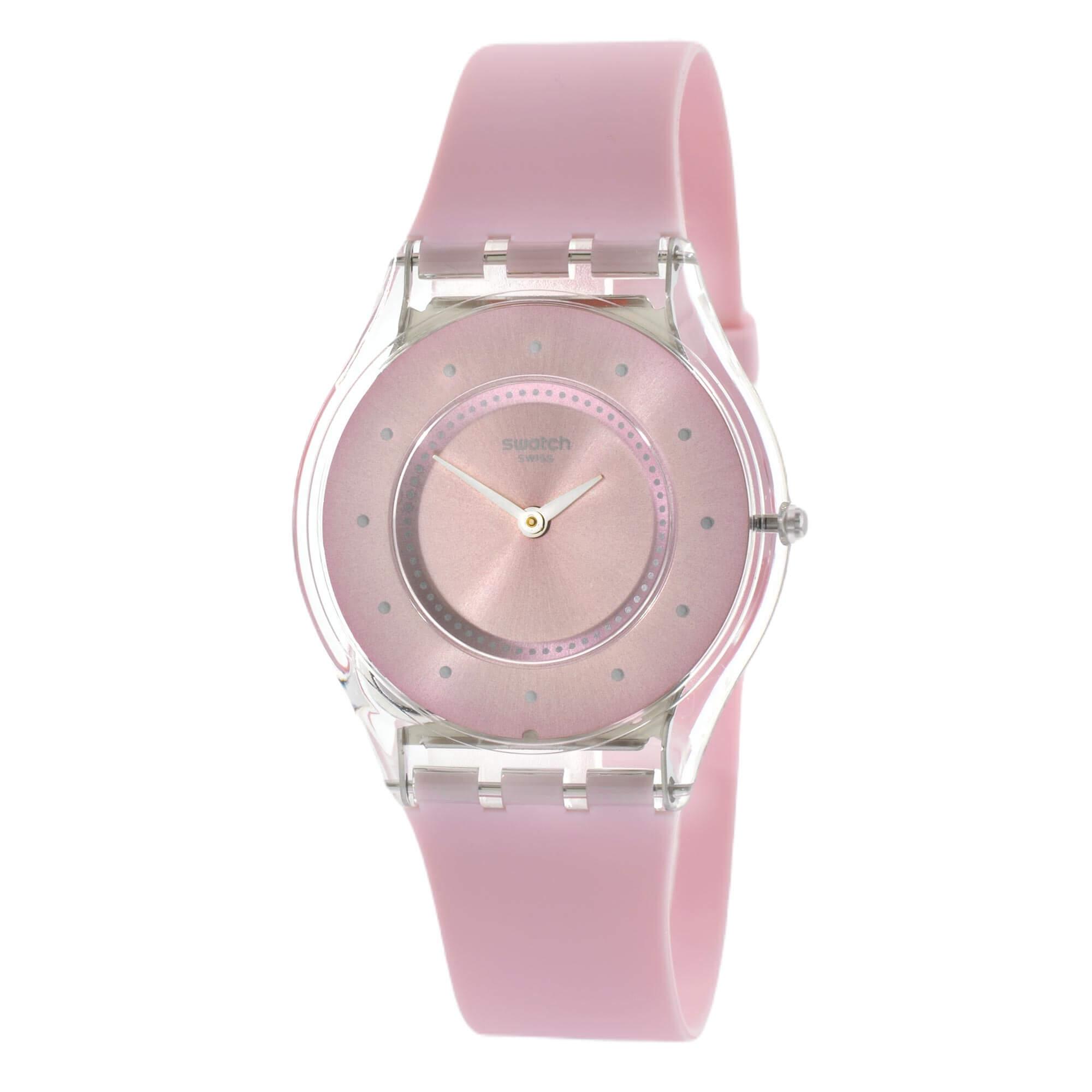 Swatch Women's Watch - Time to Swatch Pink Pastel Swiss Quartz Rubber