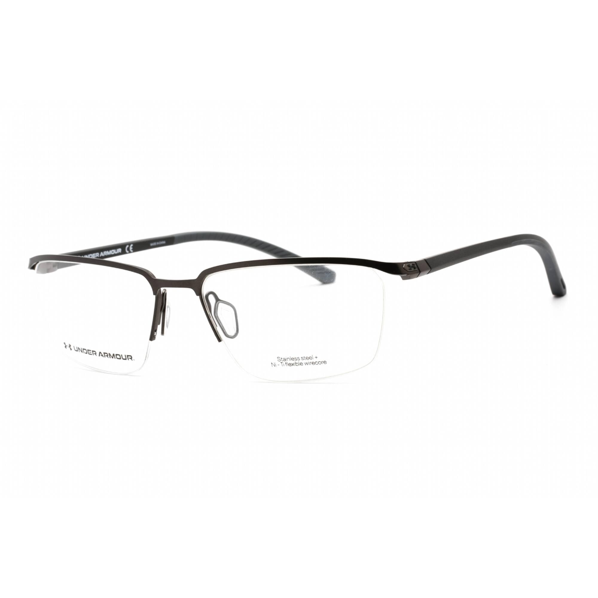Under Armour Men's Eyeglasses - Matte Dark Ruthenium Metal Frame | UA
