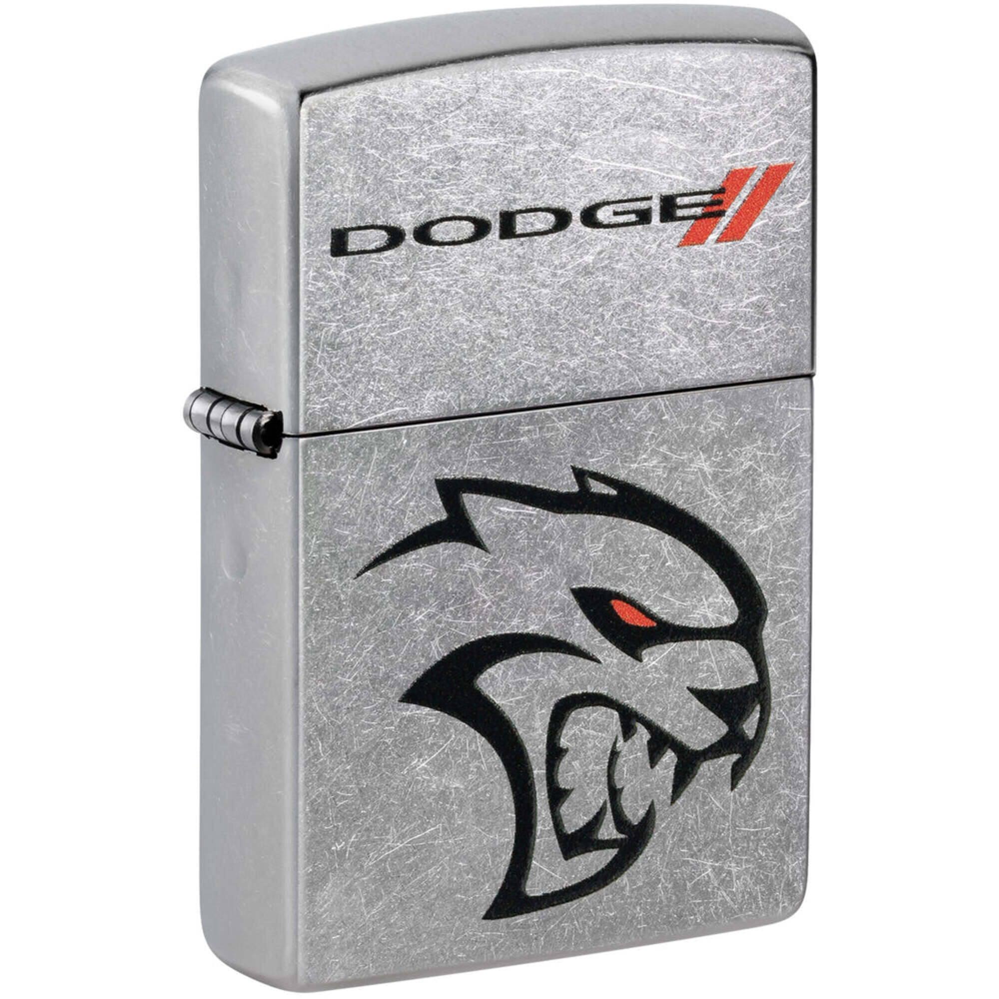 Zippo Windproof Lighter - Dodge Logo in Color Image Design Street Chro